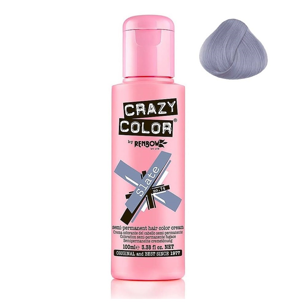 Crazy Color Semi-Permanent Conditioning Hair Dye Colour Cream Tint ...