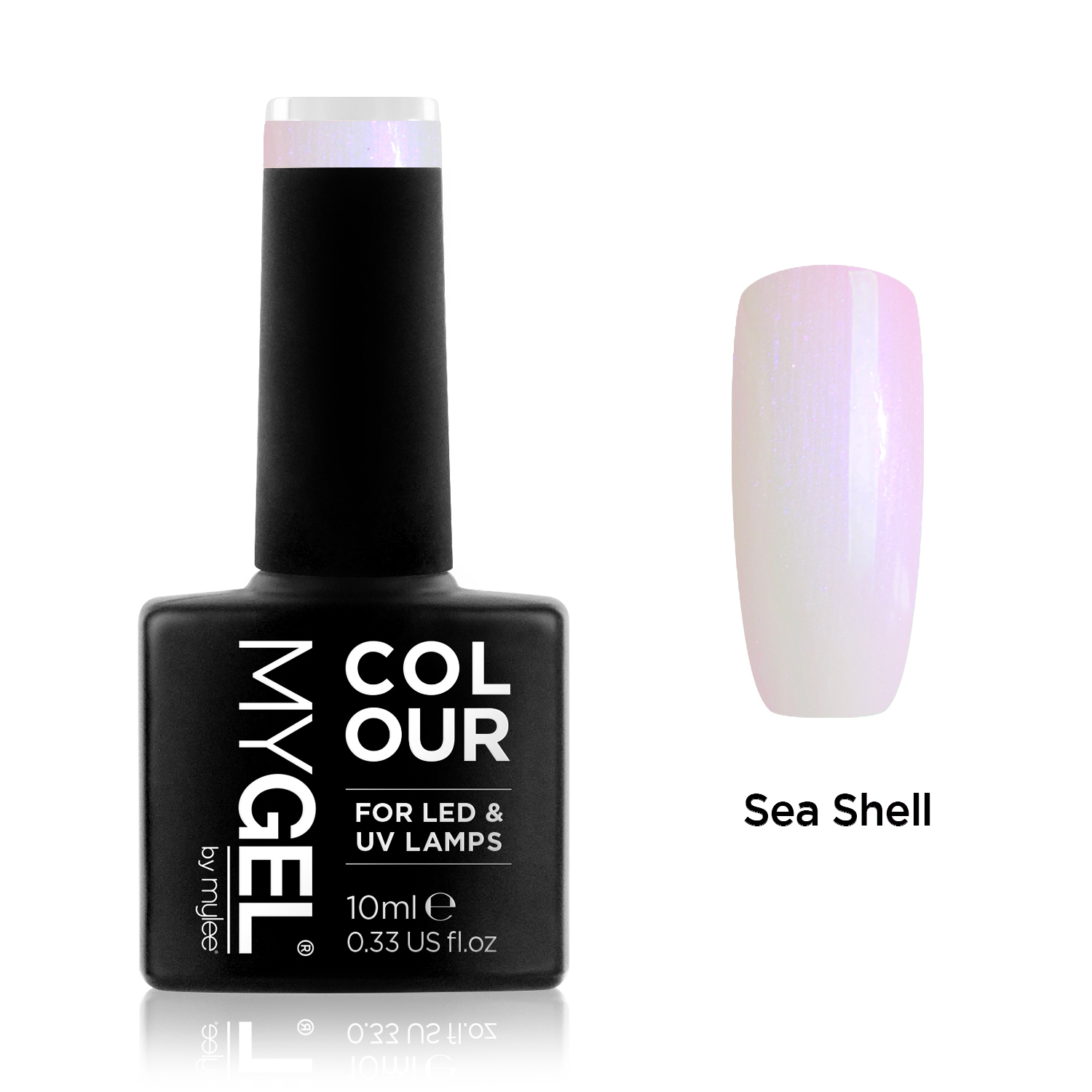 Mylee Sea Shell Sheer White UV LED Soak-Off Gel Nail Polish Colour ...