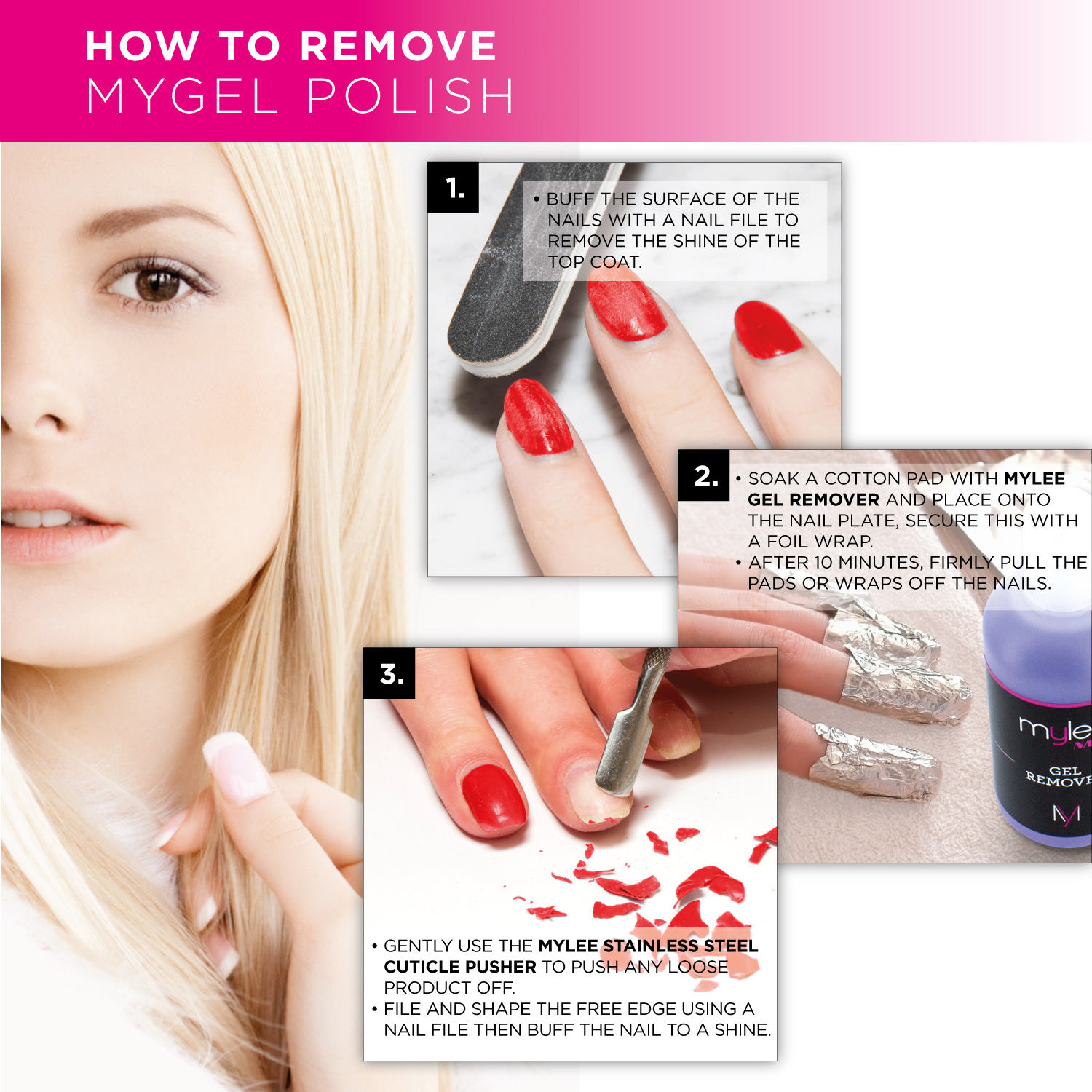 MYGEL Mylee Christmas Glitter Gel Nail Polish Duo 2x10ml, UV LED Colour ...